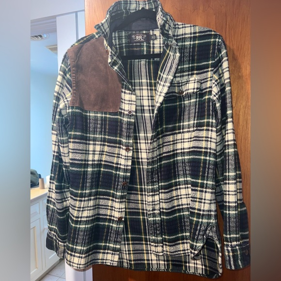 Ralph Lauren Double RL | Shirts | Western Green Rrl Button Up | Poshmark